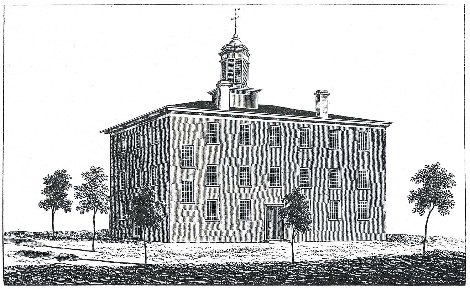 Rochester High School - 1838 - Pictures of Rochester and Monroe County, NY