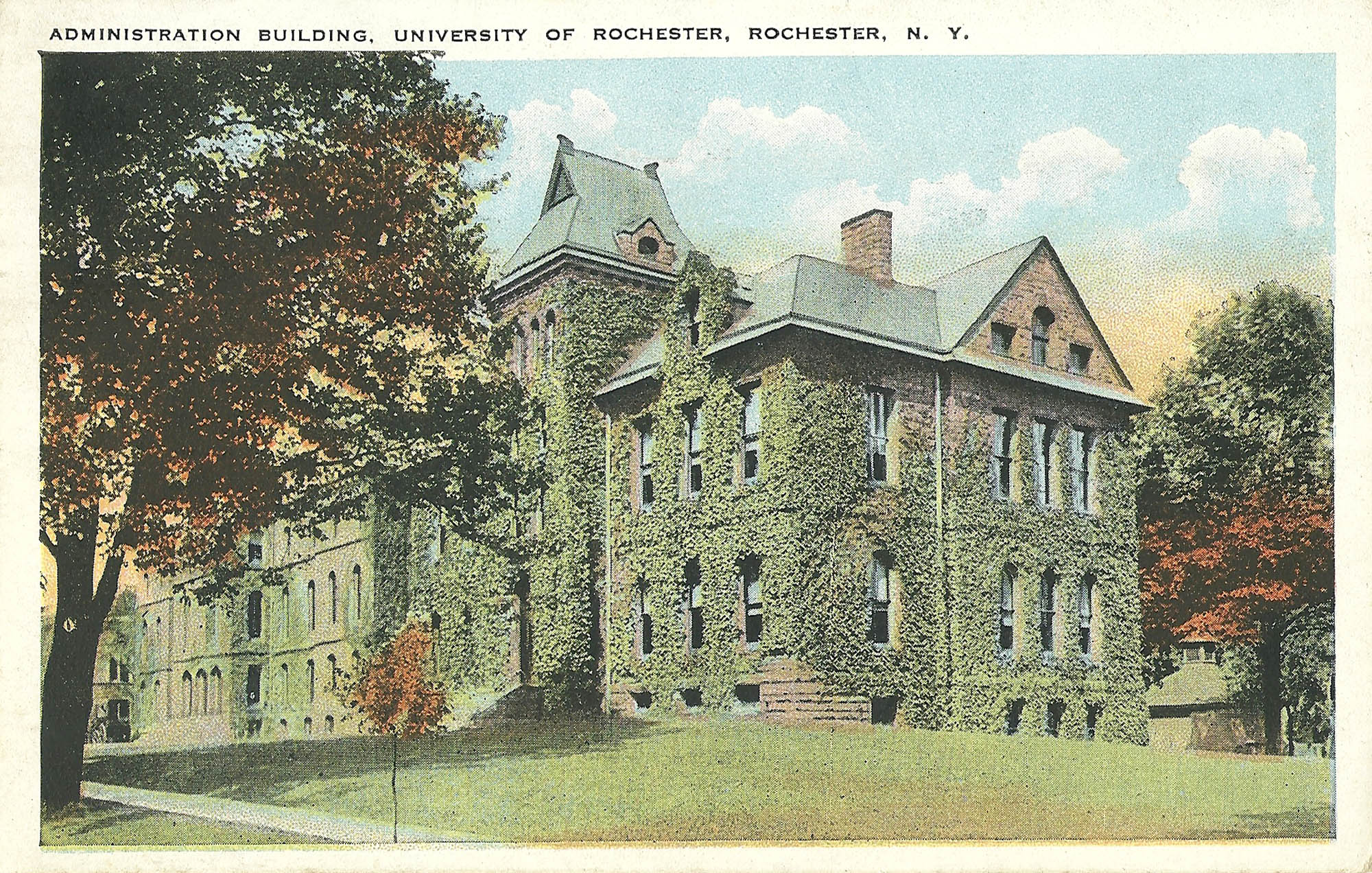 Old U. of R. campus - Admin. Bldg. - Pictures of Rochester and Monroe ...