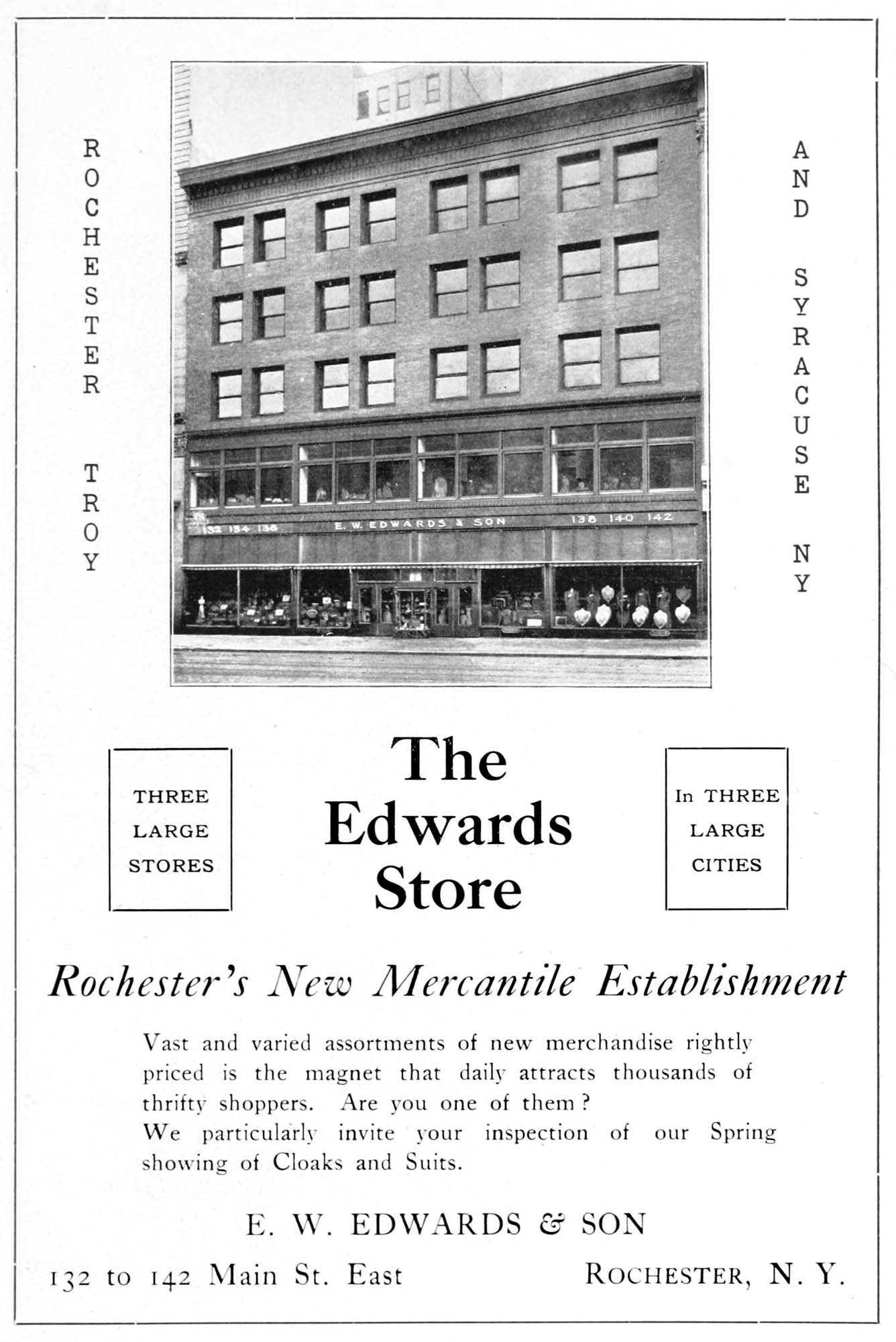 Stores - E. W. Edwards and Son - Pictures of Rochester and Monroe ...