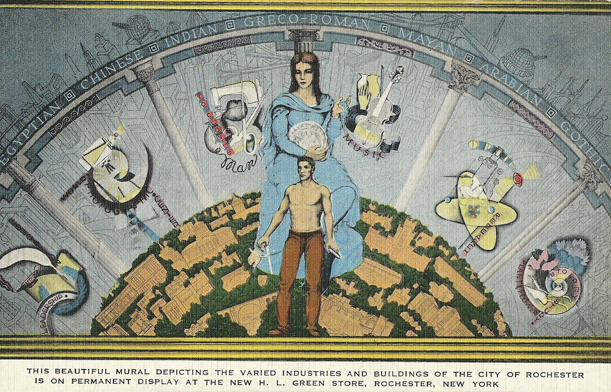 H. L. Green - Mural - Pictures of Rochester and Monroe County, NY